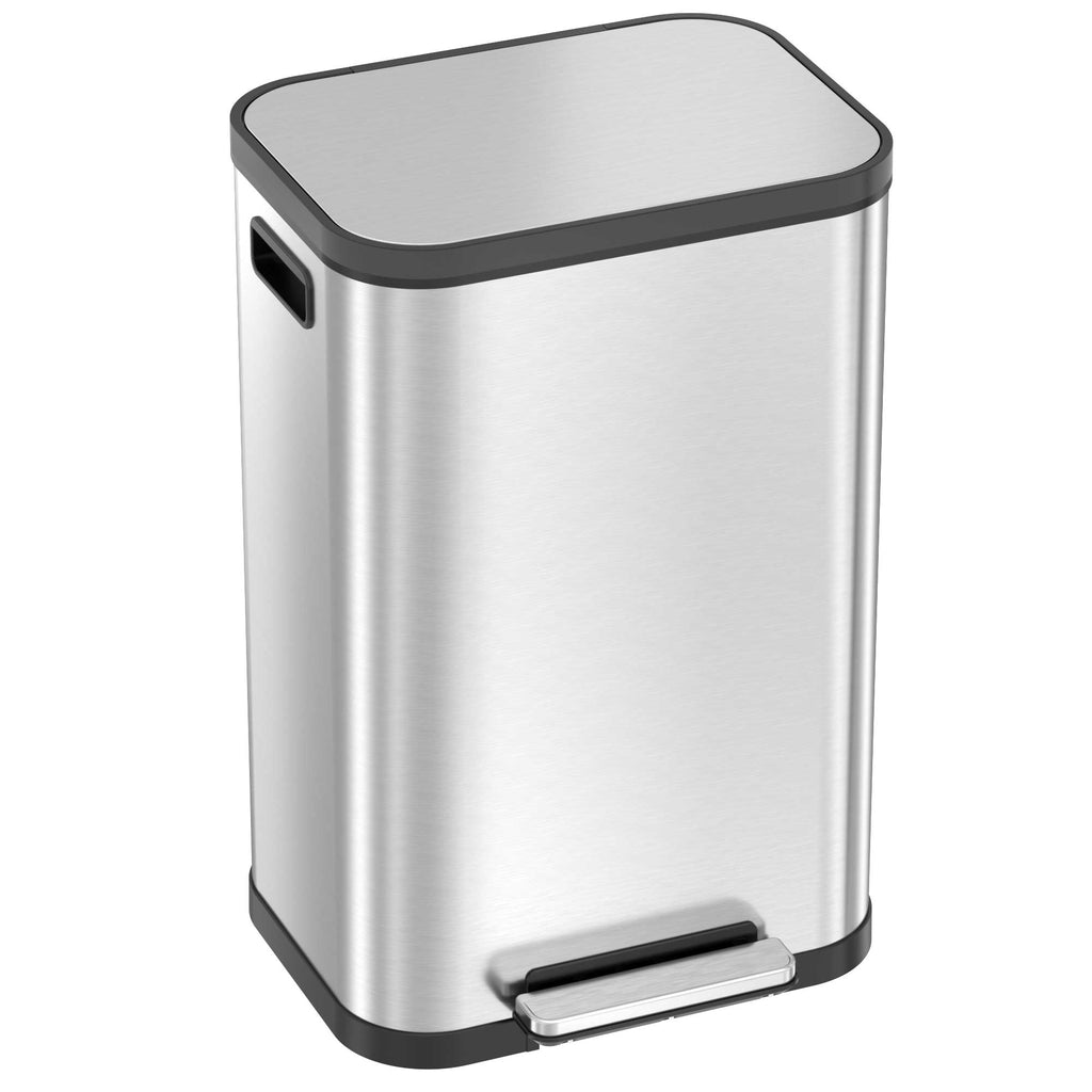 50 Liter / 13.2 Gallon SoftStep ProX Stainless Steel Step Pedal Kitche ...